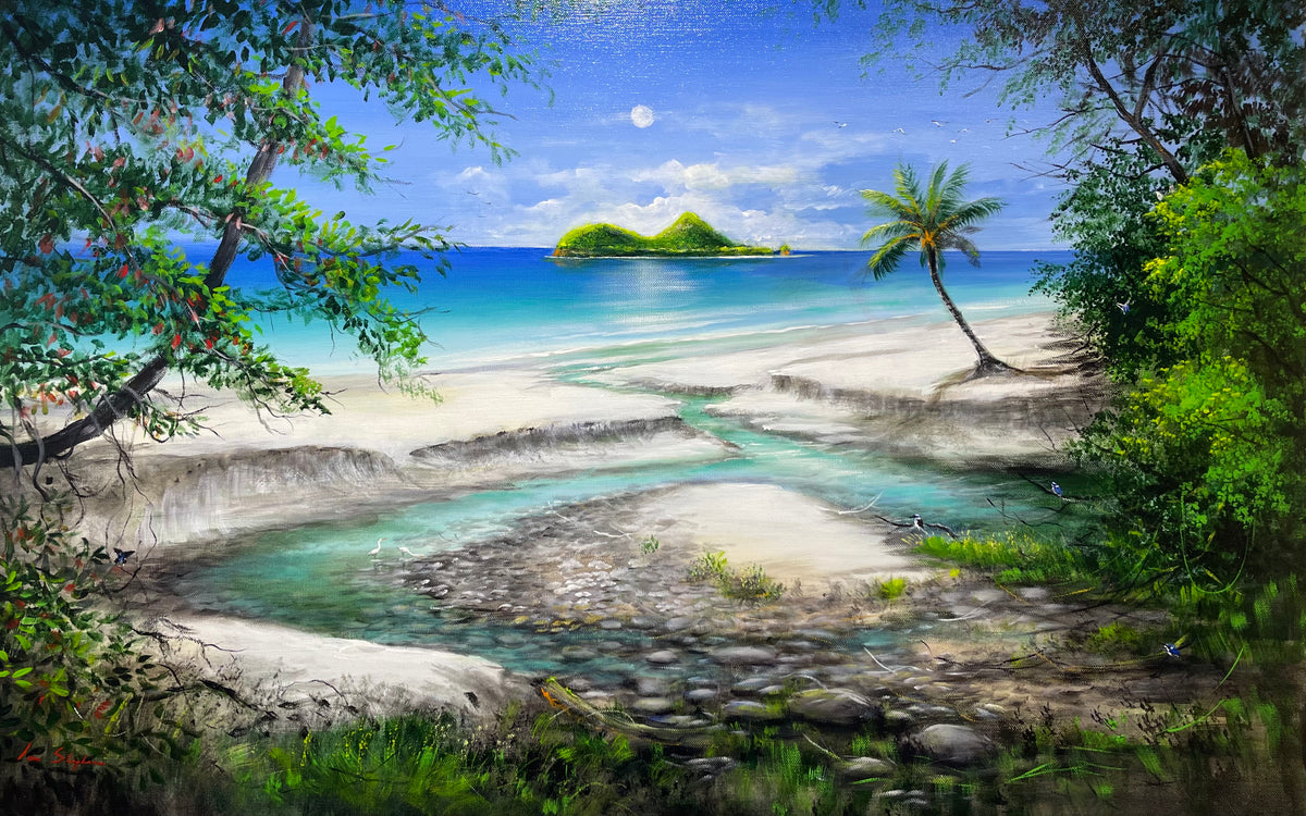 Ellis Beach & Double Island - Palm Cove – Ian Stephens Fine Art Gallery