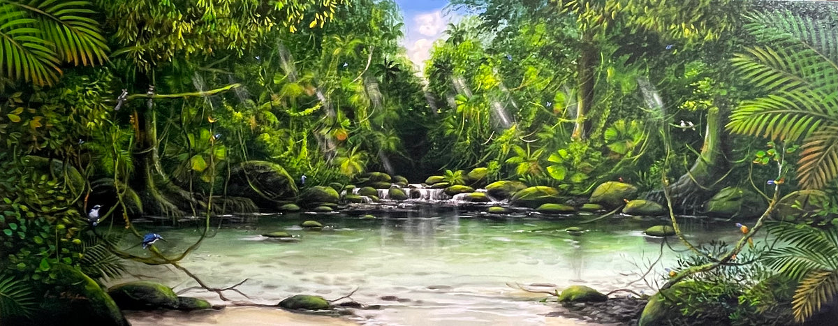 Sugar Gliders in the Rainforest – Ian Stephens Fine Art Gallery